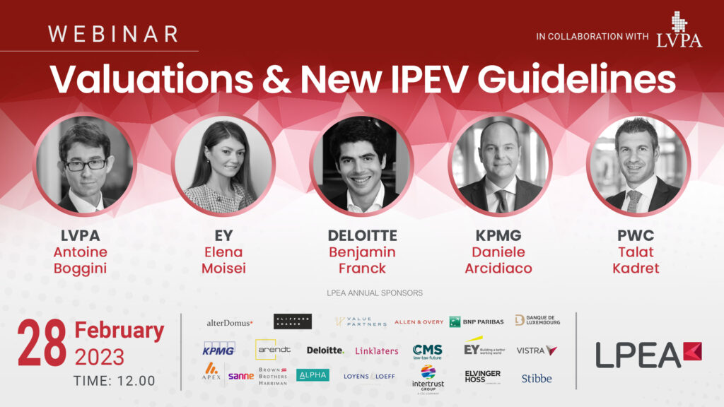 Webinar - Valuations & New IPEV Guidelines Webinar